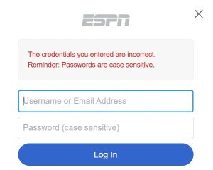 ESPN App User Not Authenticated (Explained & Solved) - Rocky MTN Ruby
